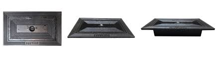 Taque Fonte Double Fond 70x70 cm | Ets KERSTENS - FLOMAT